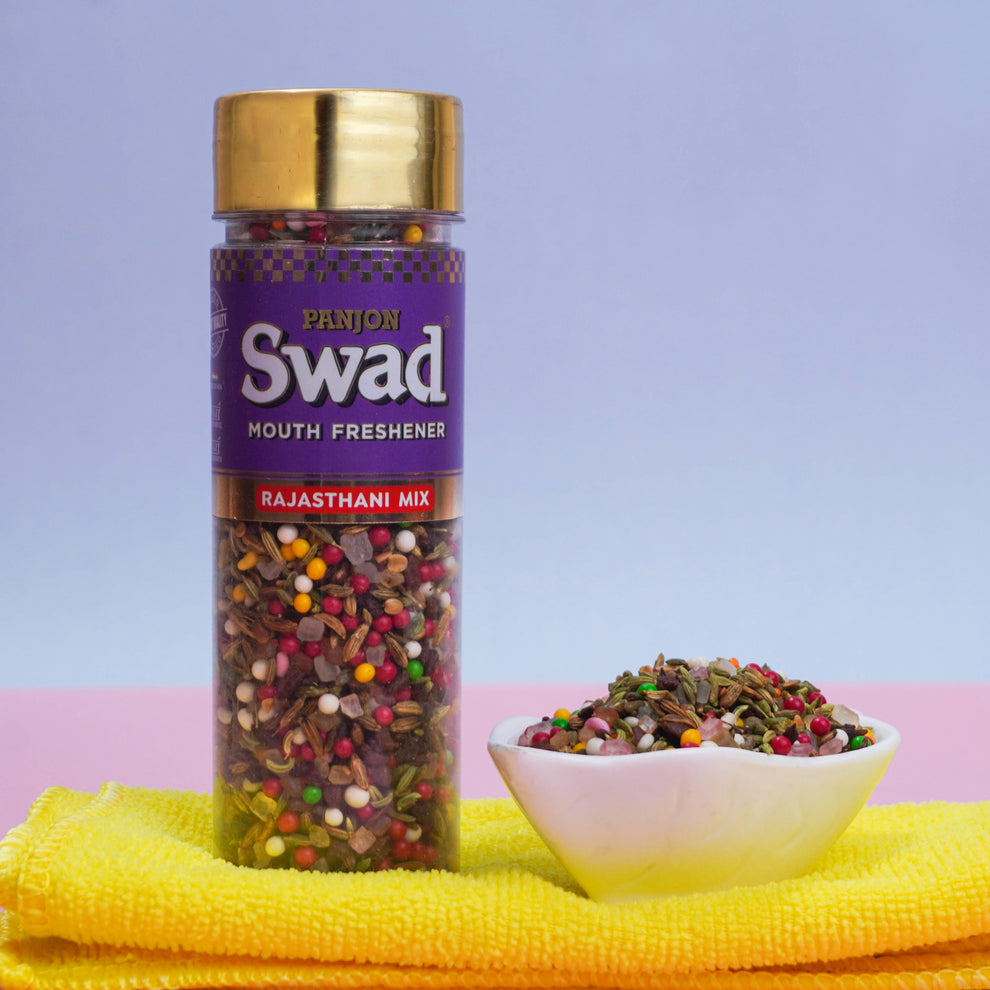 Panjon Swad Rajasthani Mix Mouth Freshener (Crunchy Saunf & Digestive ...
