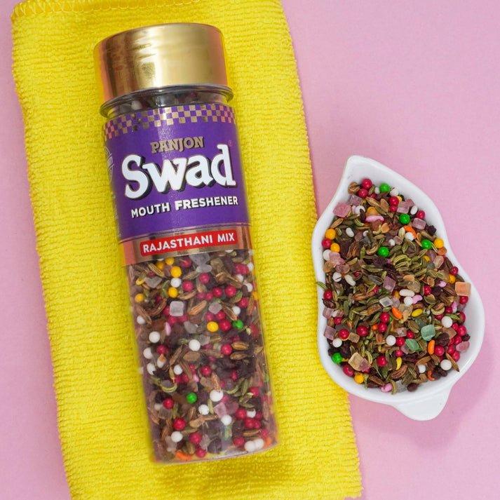 Panjon Swad Rajasthani Mix Mouth Freshener (Crunchy Saunf & Digestive ...